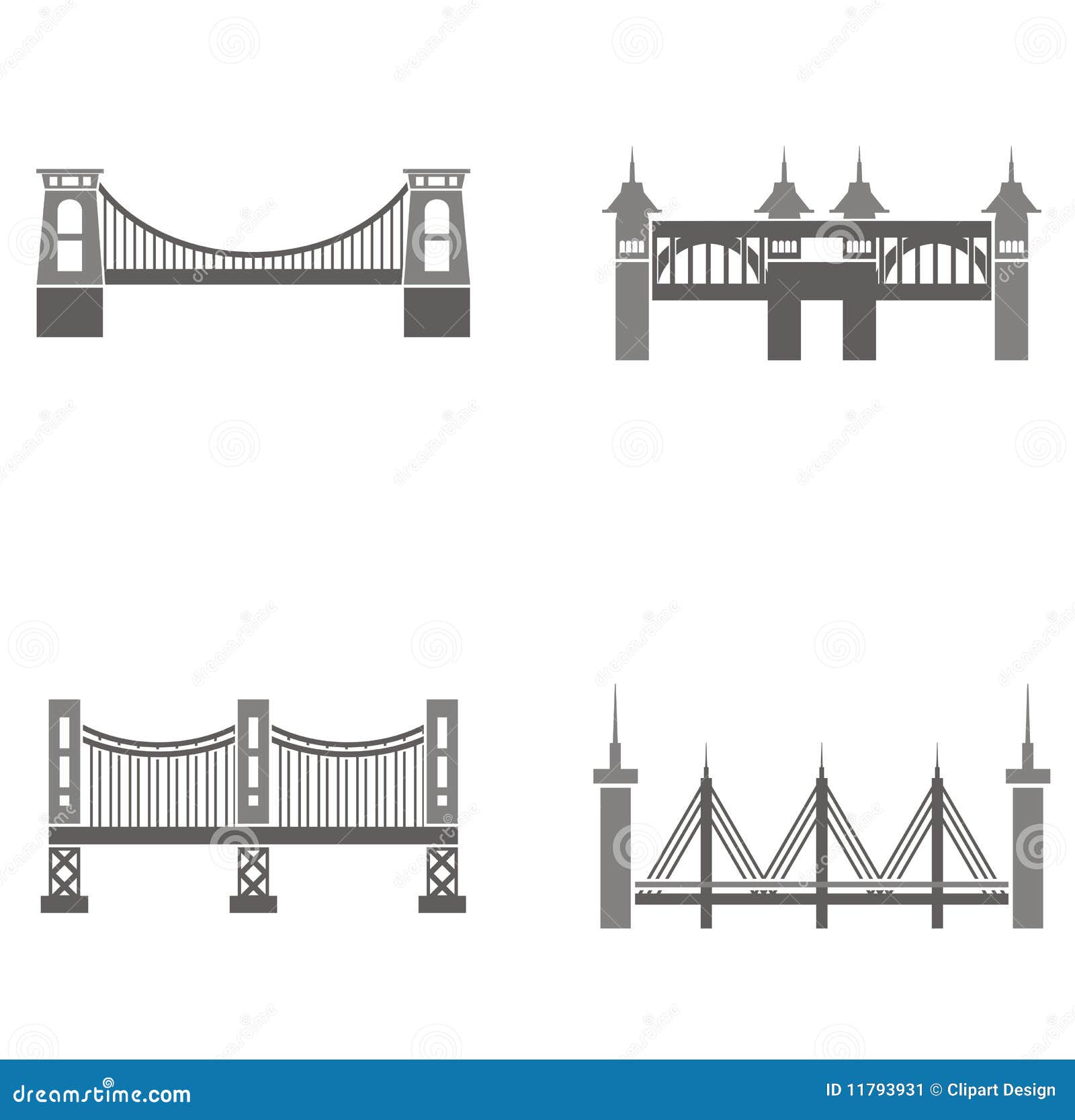 Ilustraciones Del Vector Del Puente Stock de ilustración - Ilustración ...