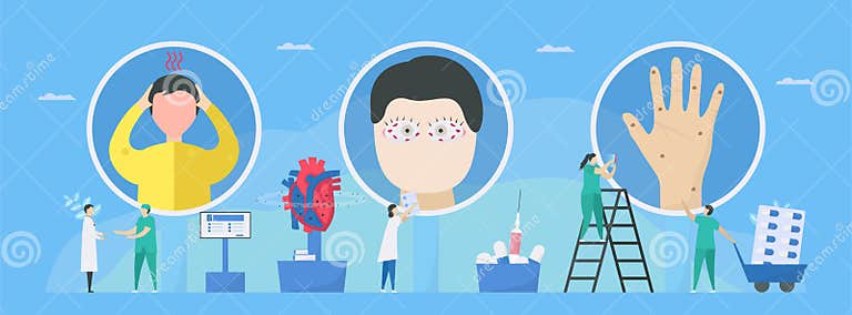 Ilustración De Vector Cardiológico Esta Enfermedad Llama Endocarditis