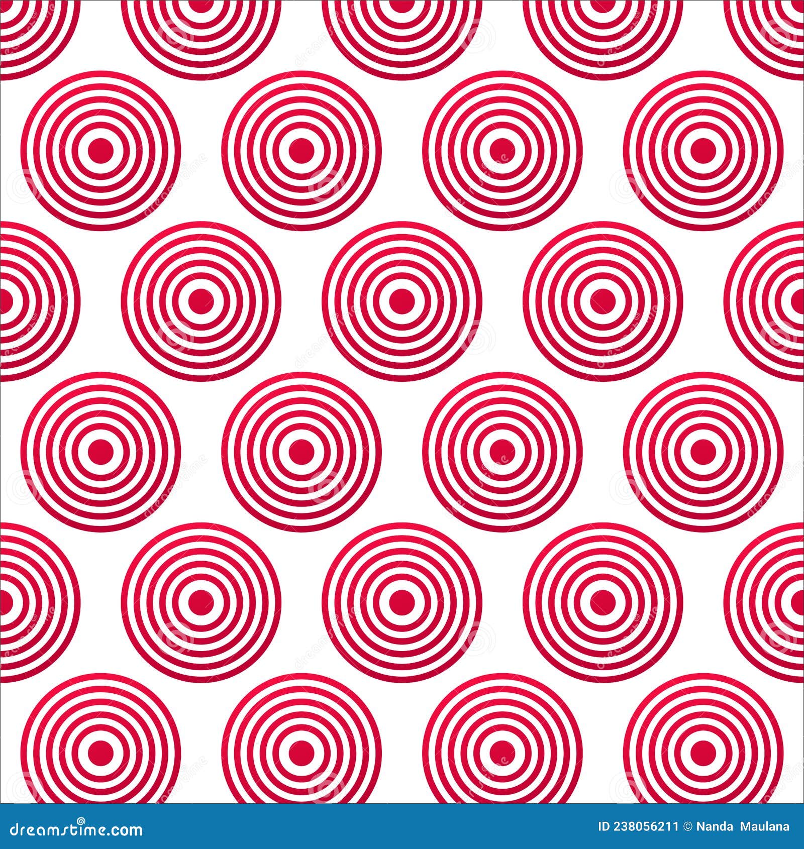 Ilustration or Red Circle stock vector. Illustration of ornament ...