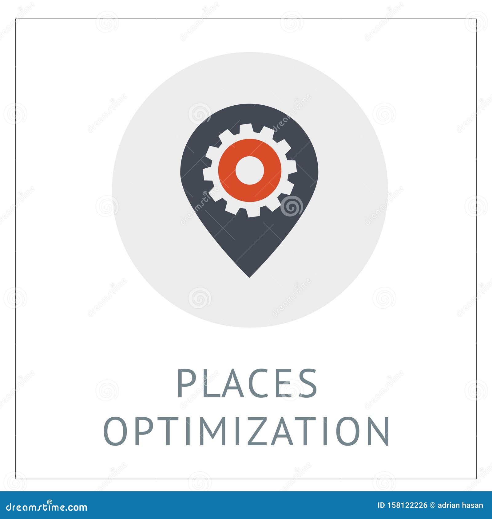 Ilustrazione Icona Logo Logo Simpel Ottimizzazione Posizionamento ...