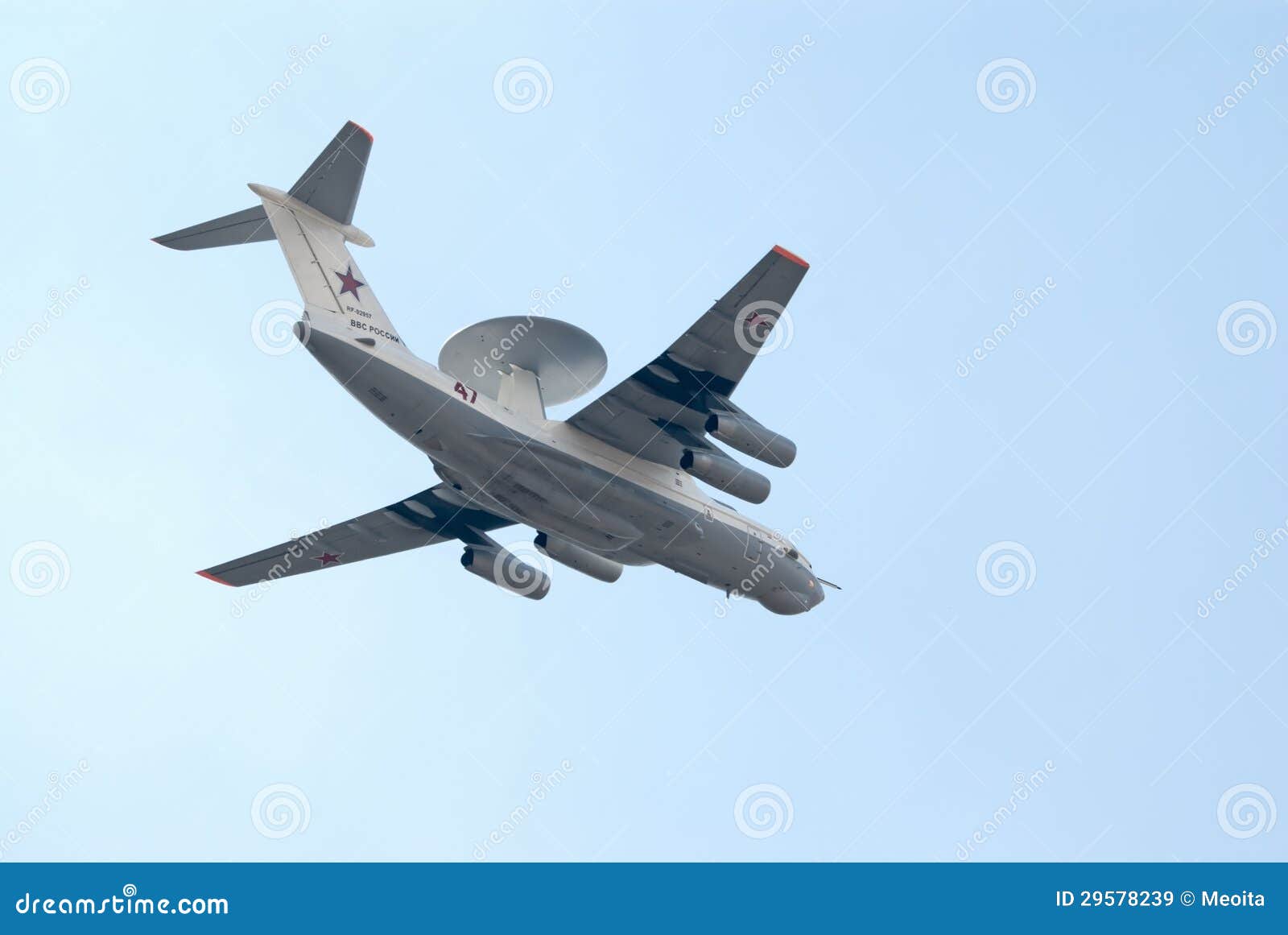 Ilyushin a-50 AEW plane editorial stock image. Image of aircraft - 29578239