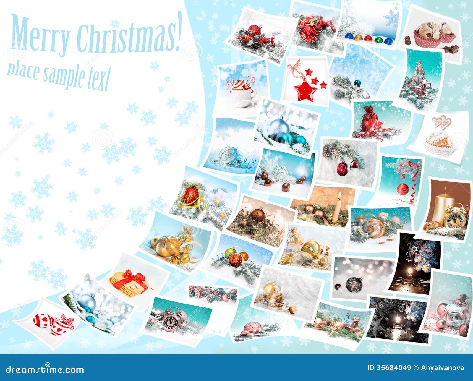 Imágenes De La Navidad, Collage Imagen de archivo - Imagen de ...