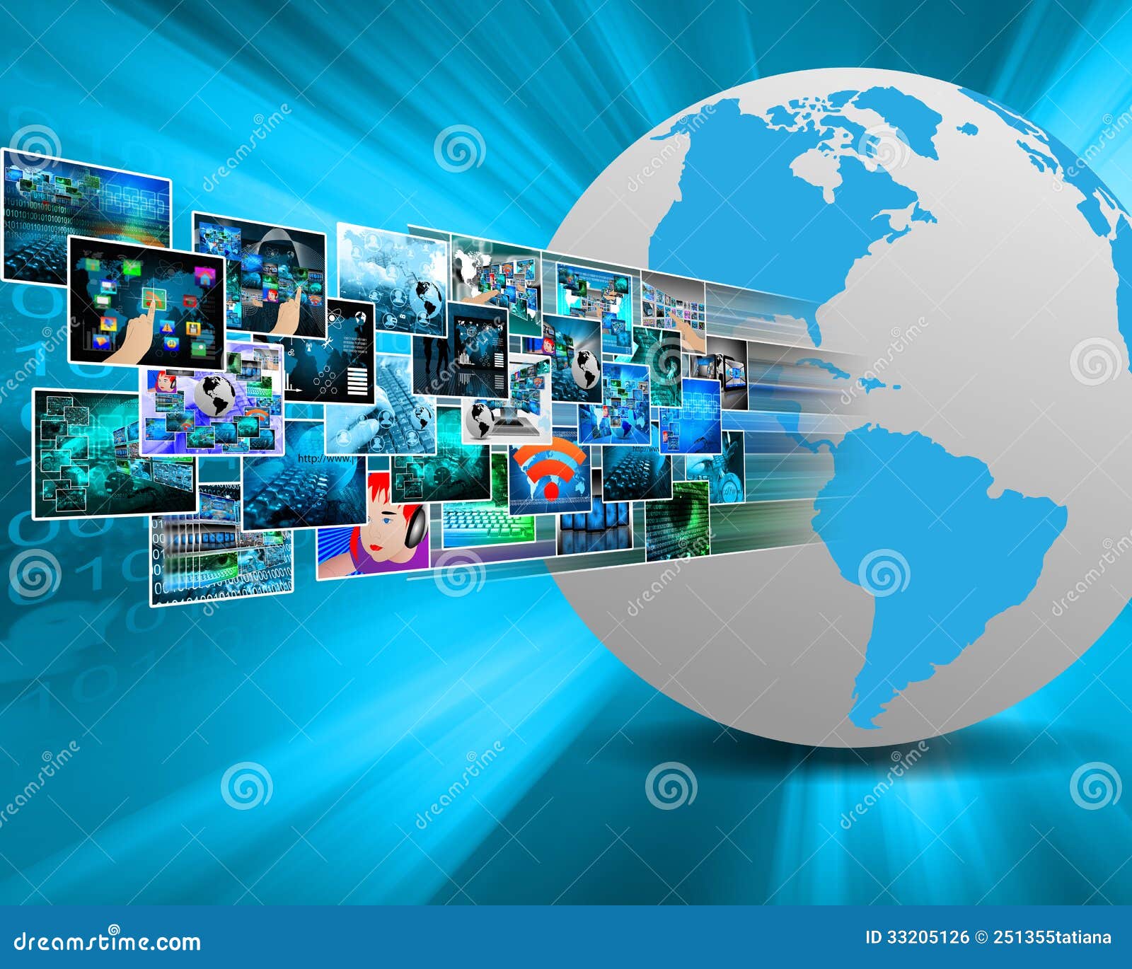 Imágenes en ciberespacio stock de ilustración. Ilustración de medio ...