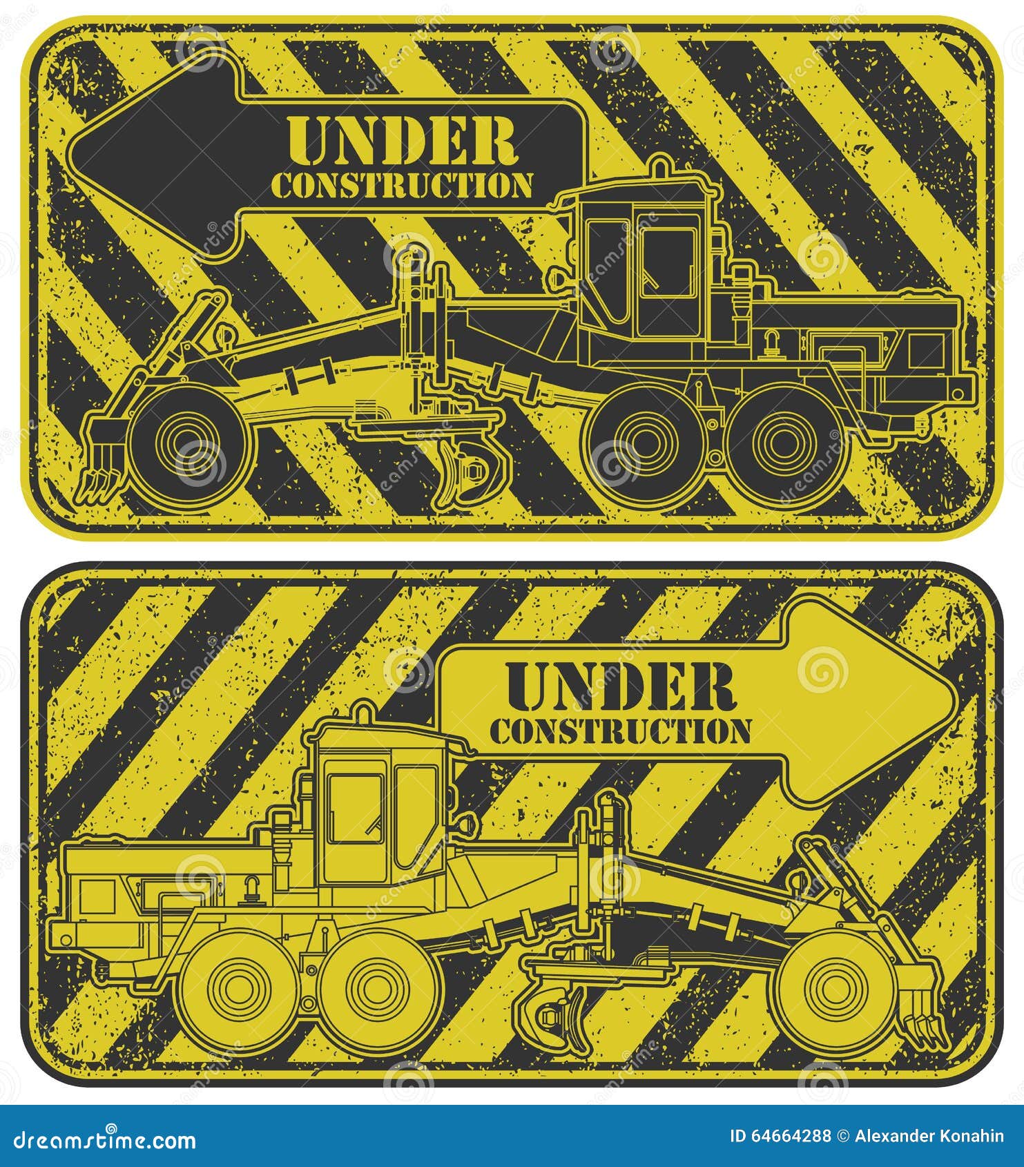 Im Bau Stempel vektor abbildung. Illustration von zustand - 64664288