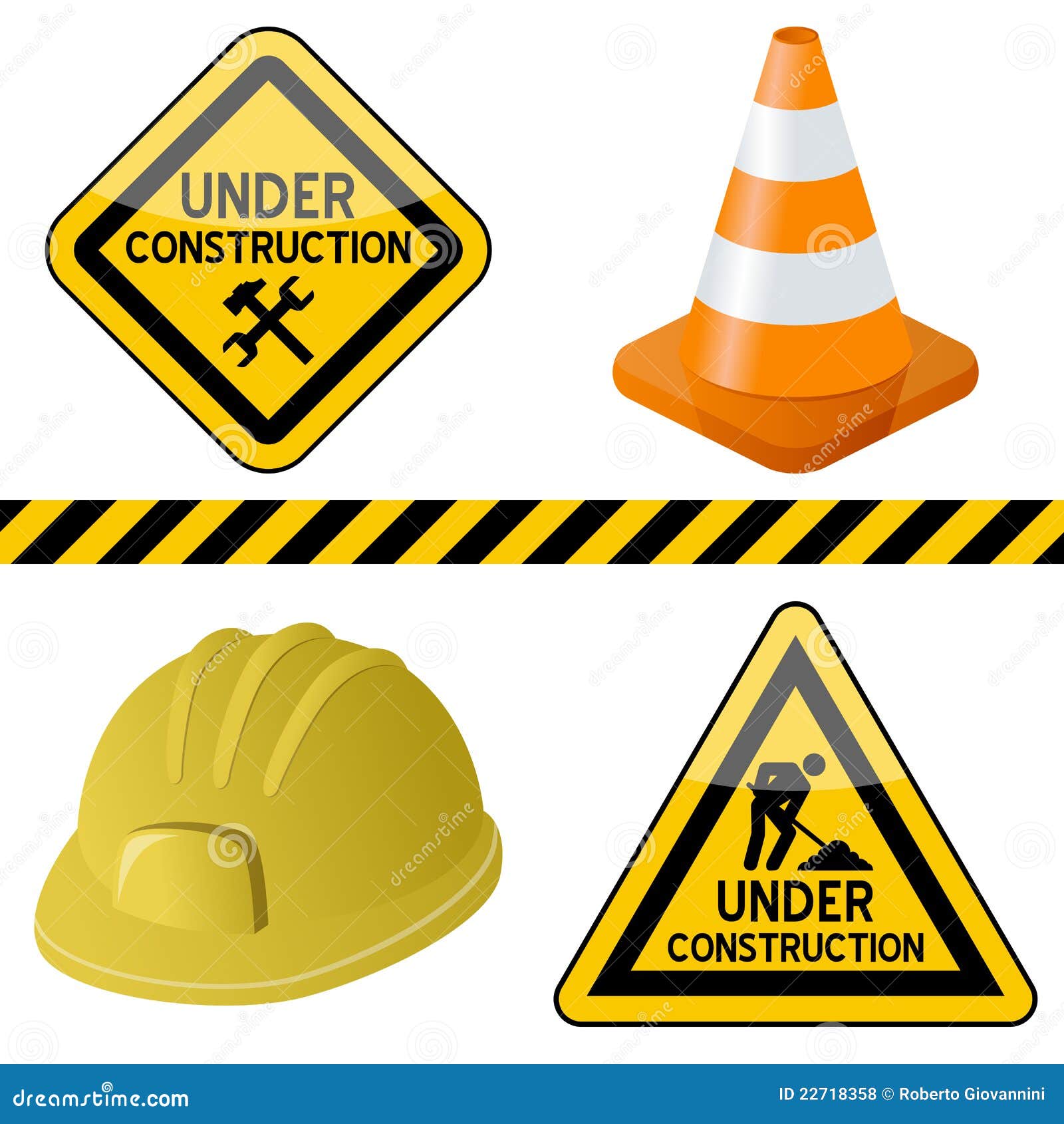 Im Bau Symbol-Set vektor abbildung. Illustration von zeichnung - 22718358