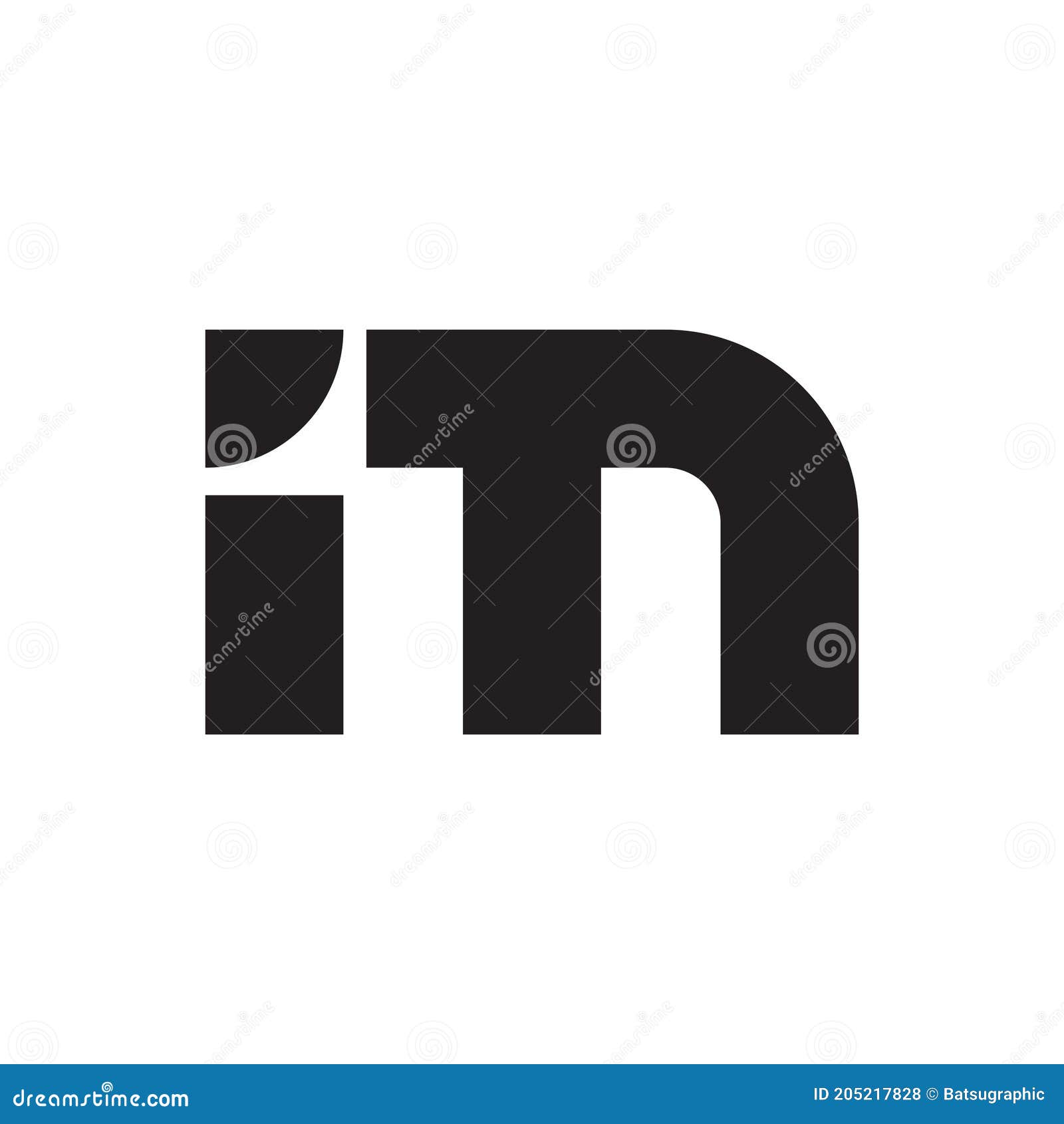 Im Initial Letter Vector Logo Icon Stock Vector - Illustration of ...