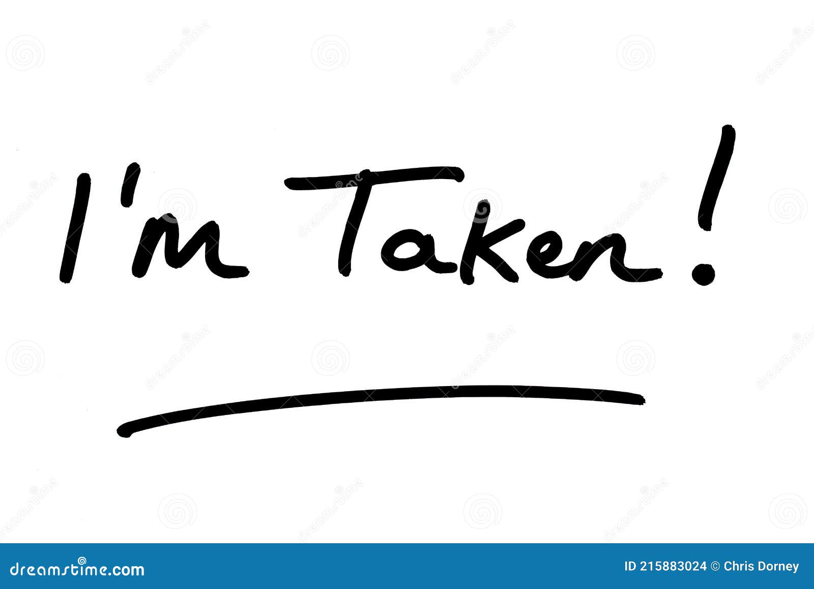 Taken Relationship Status, Banner, Poster And Sticker Stock Photography ...