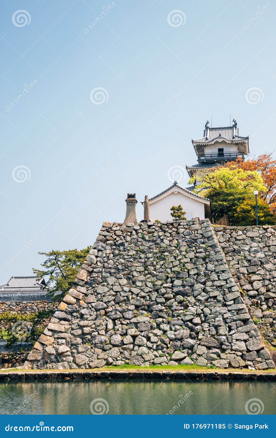 Imabari Castle in Ehime, Shikoku, Japan Stock Image - Image of ...