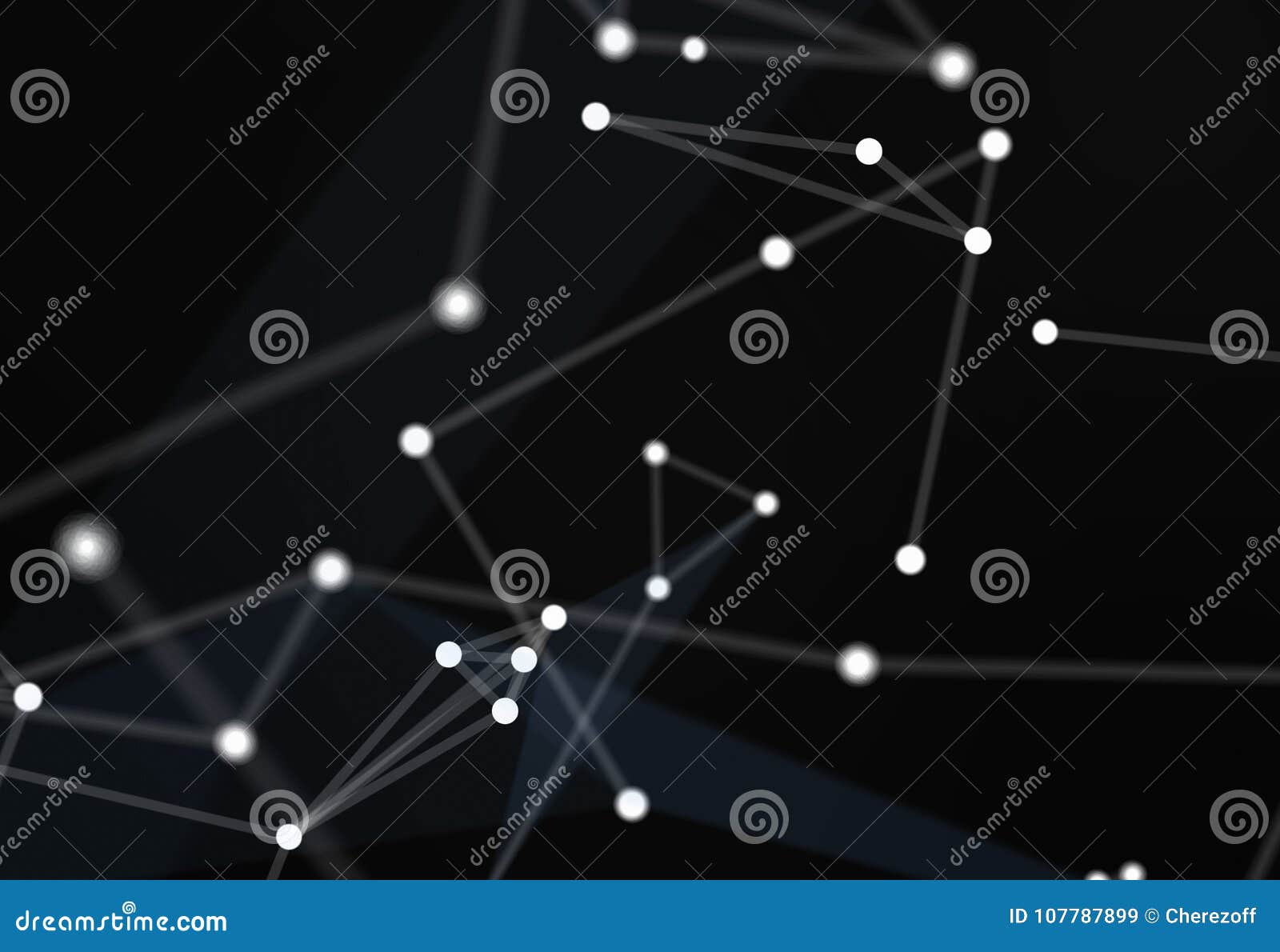 Image of Abstract Connected Dots Stock Illustration - Illustration of ...