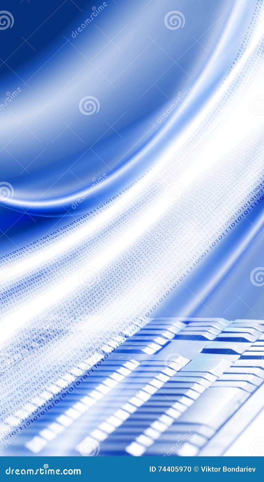 Image of Abstract Keyboard Closeup Stock Illustration - Illustration of ...