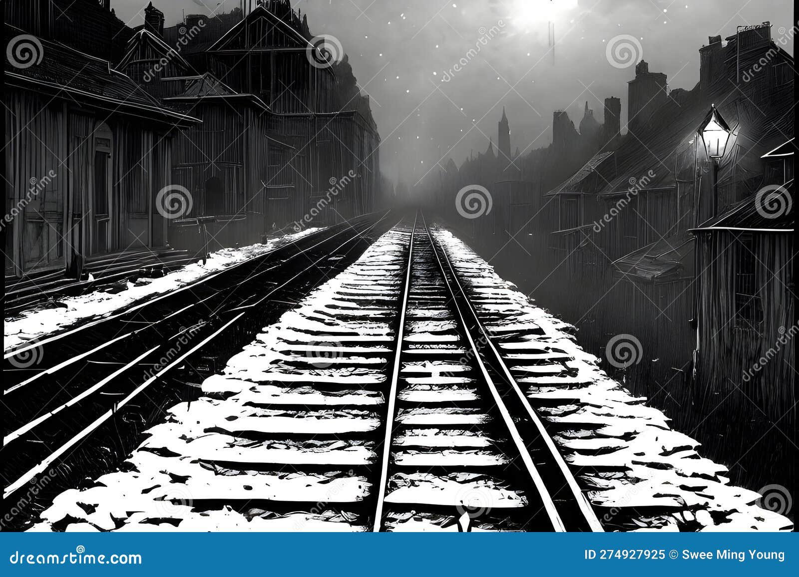 Image of Activity or Environment Scene at Haunted Train Tracks by the ...