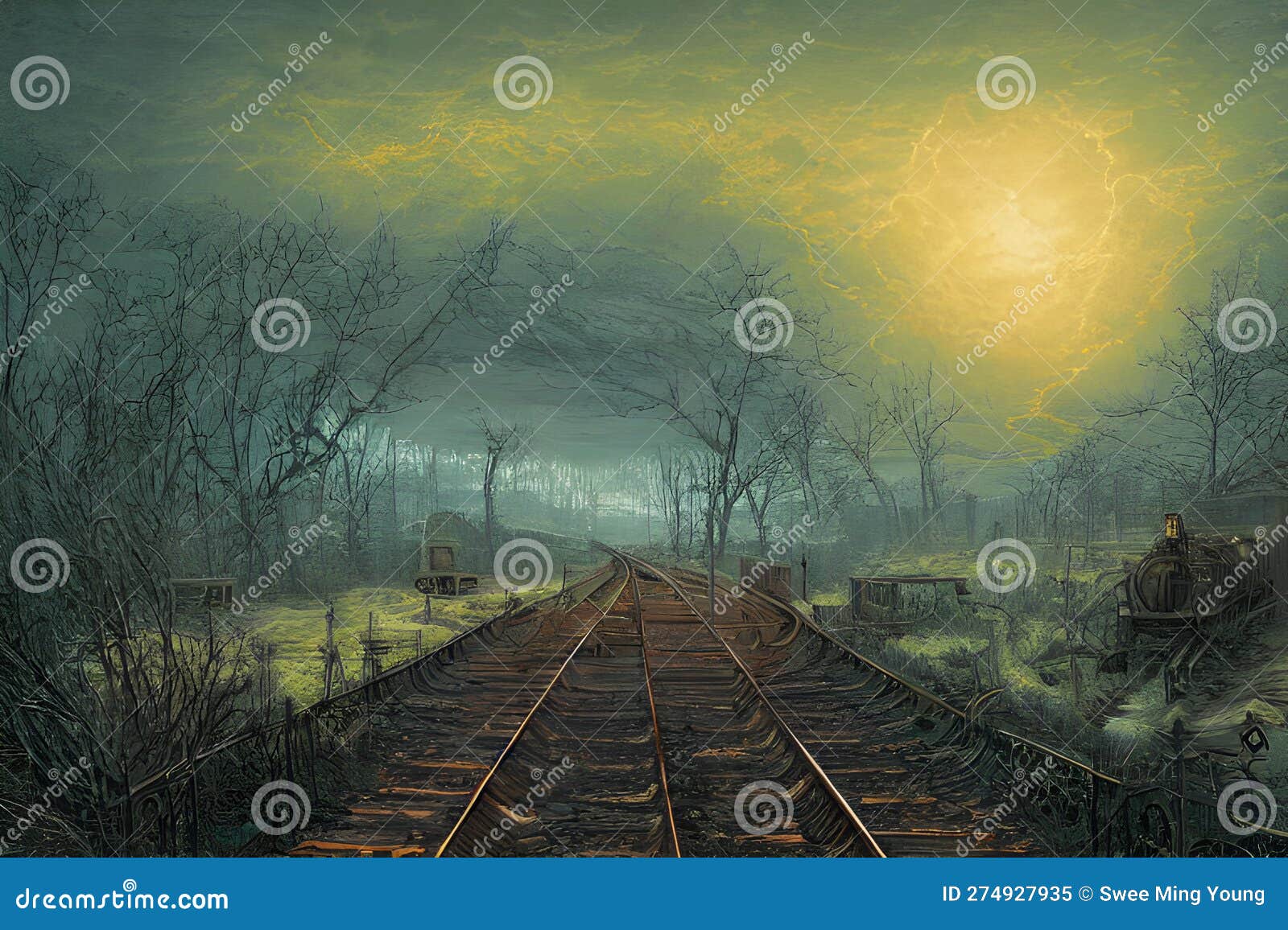 Image of Activity or Environment Scene at Haunted Train Tracks by the ...