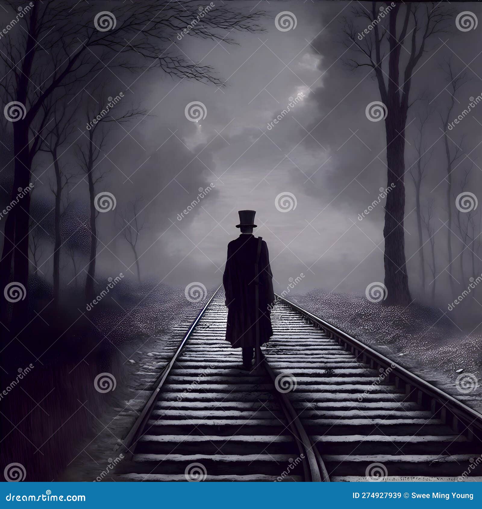 Image of Activity or Environment Scene at Haunted Train Tracks by the ...