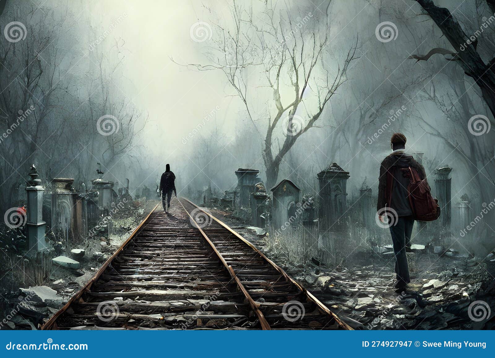 Image of Activity or Environment Scene at Haunted Train Tracks by the ...