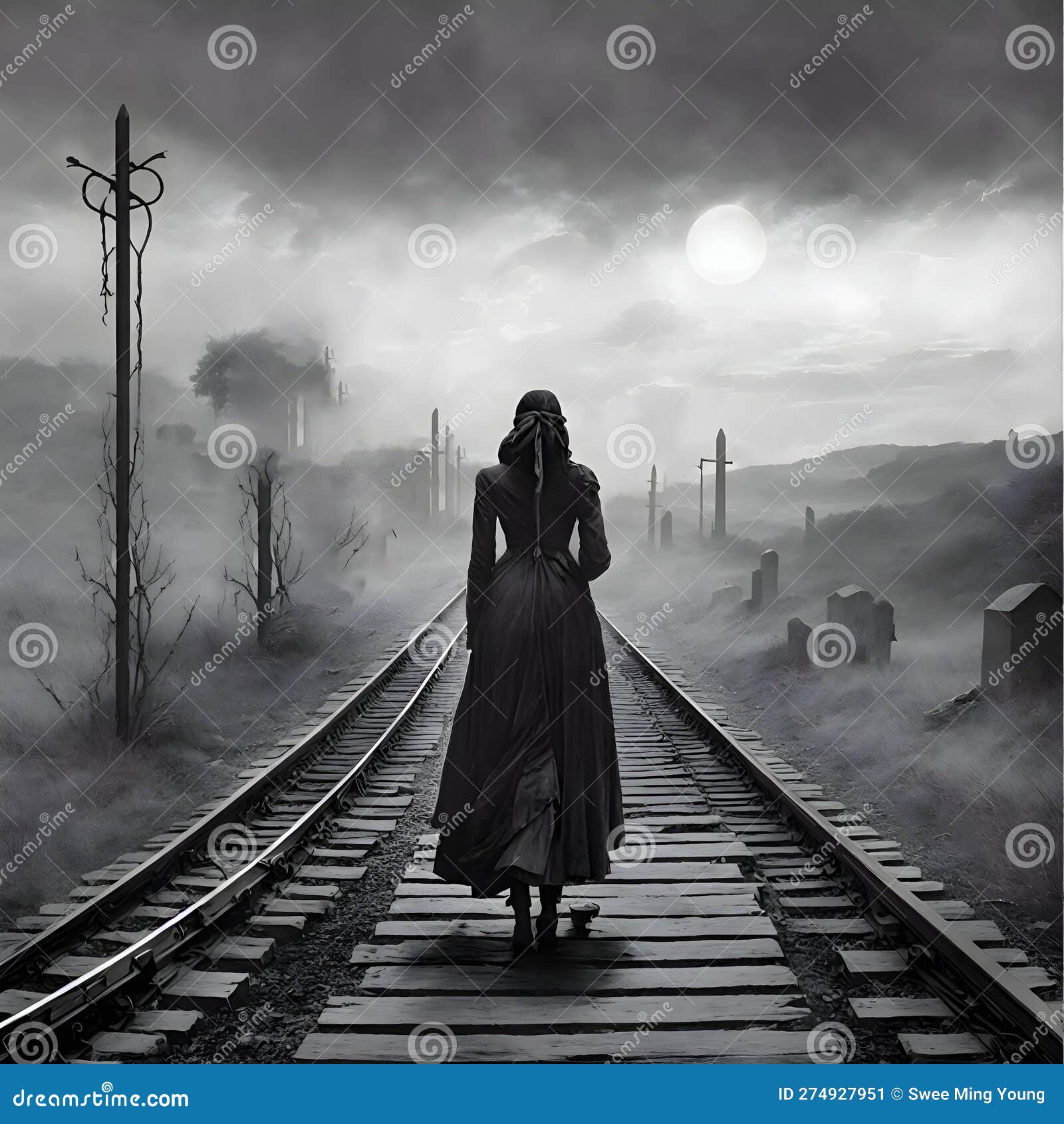 Image of Activity or Environment Scene at Haunted Train Tracks by the ...