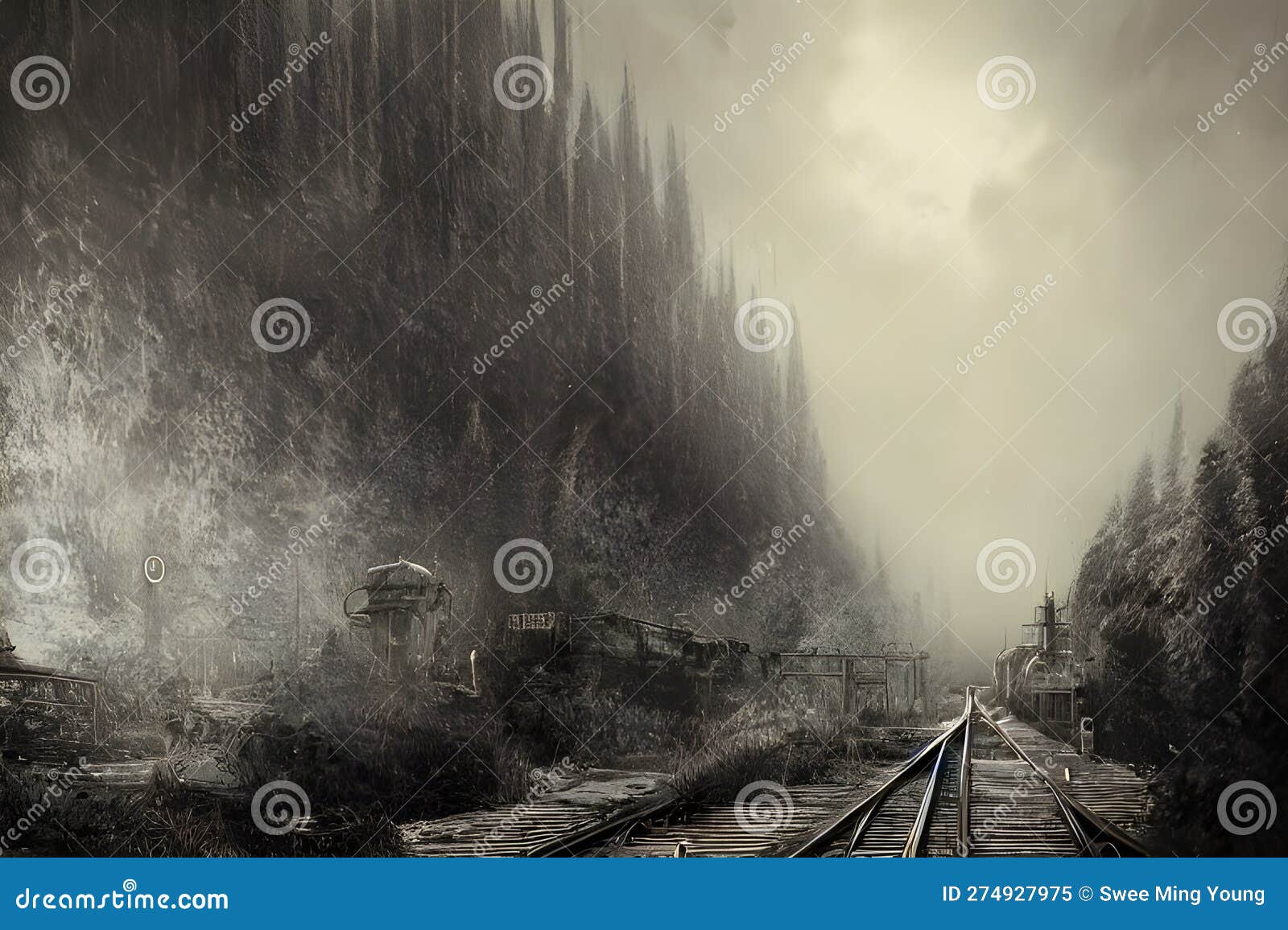 Image of Activity or Environment Scene at Haunted Train Tracks by the ...