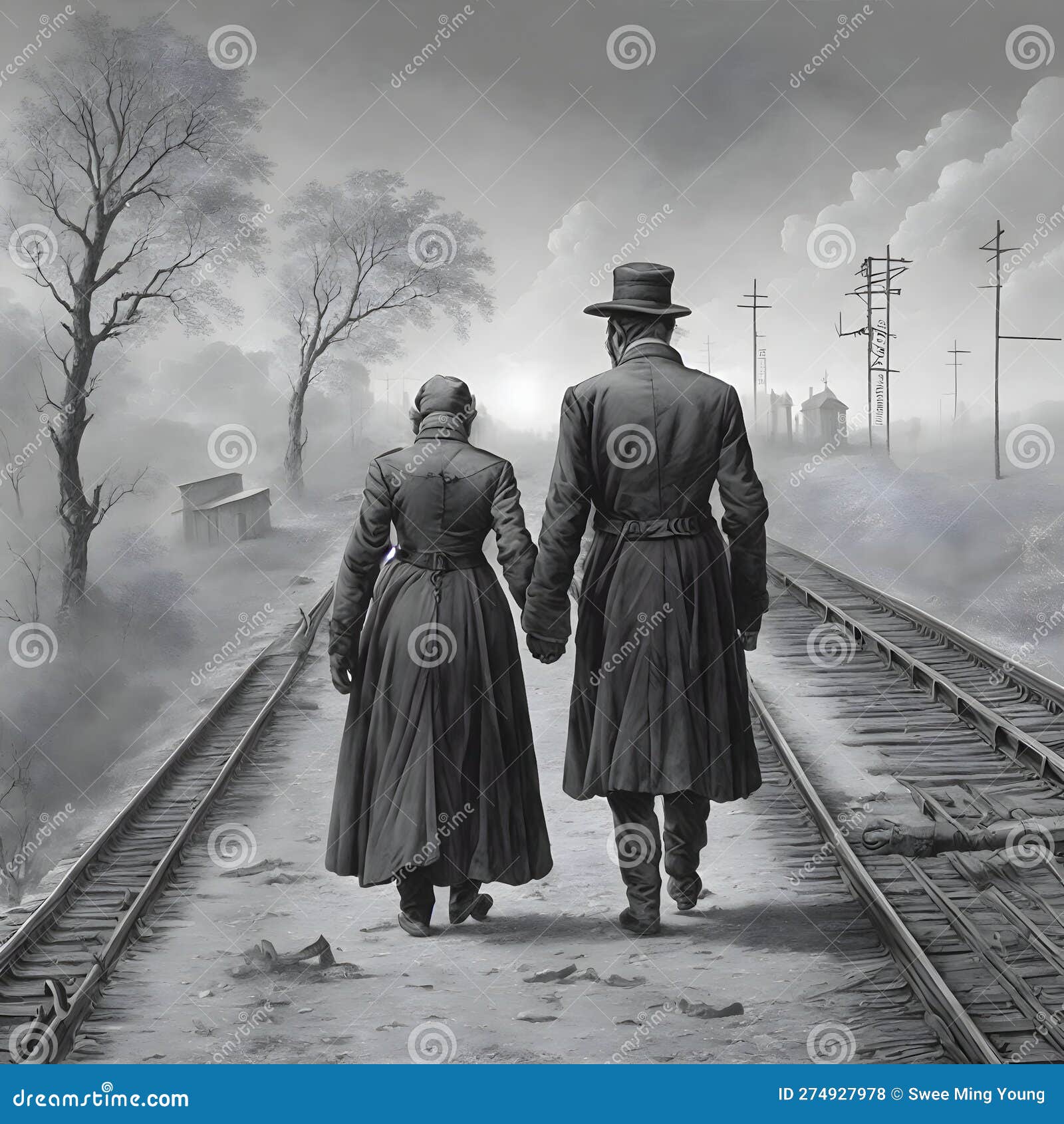 Image of Activity or Environment Scene at Haunted Train Tracks by the ...