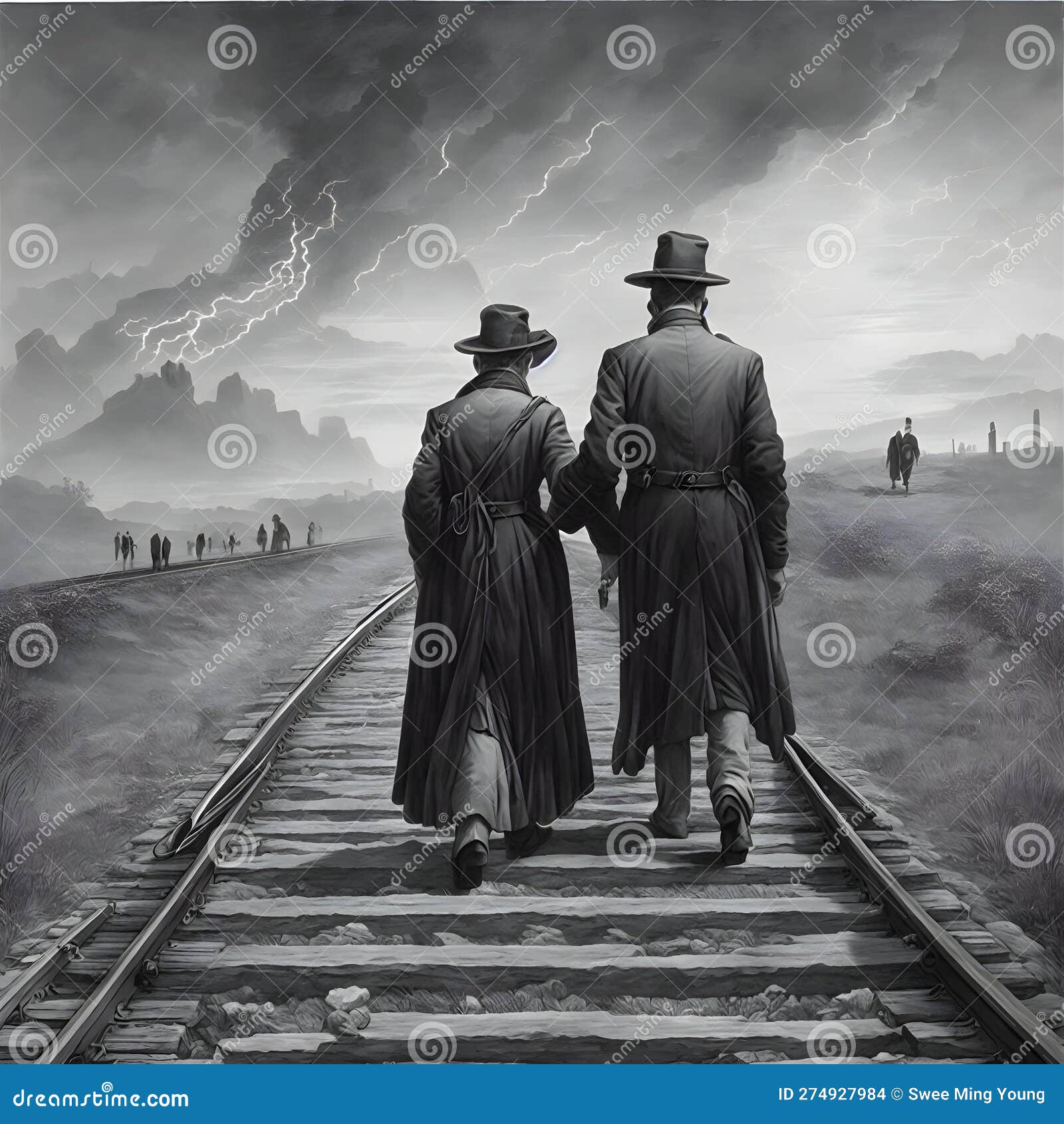 Image of Activity or Environment Scene at Haunted Train Tracks by the ...