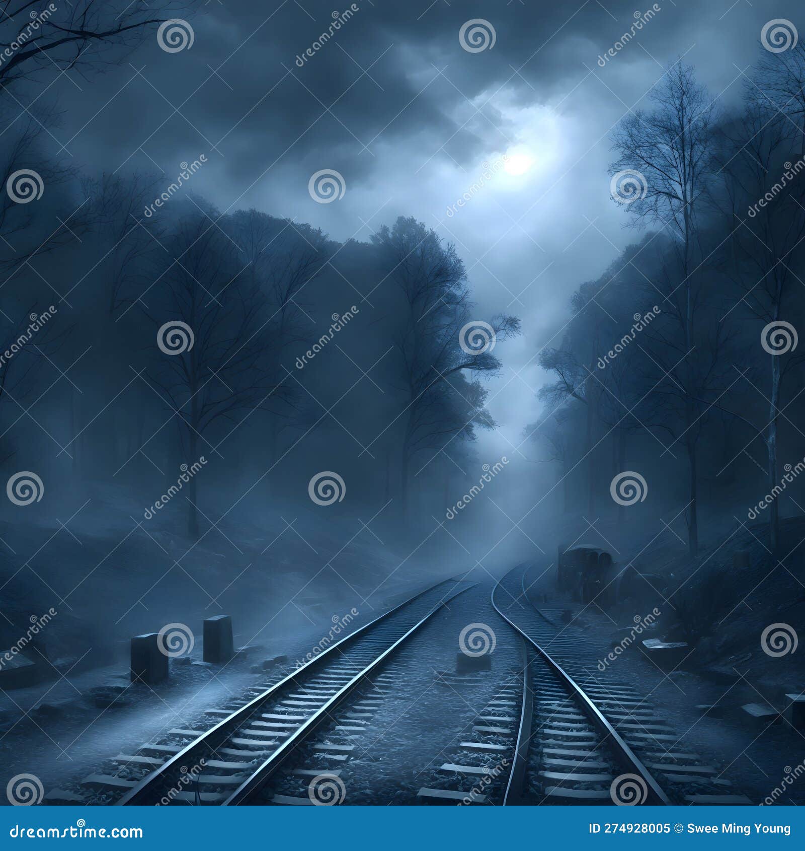 Image of Activity or Environment Scene at Haunted Train Tracks by the ...