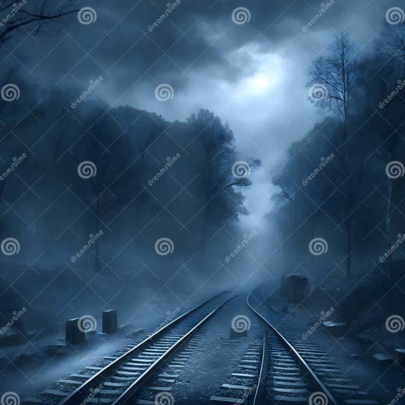 Image of Activity or Environment Scene at Haunted Train Tracks by the ...