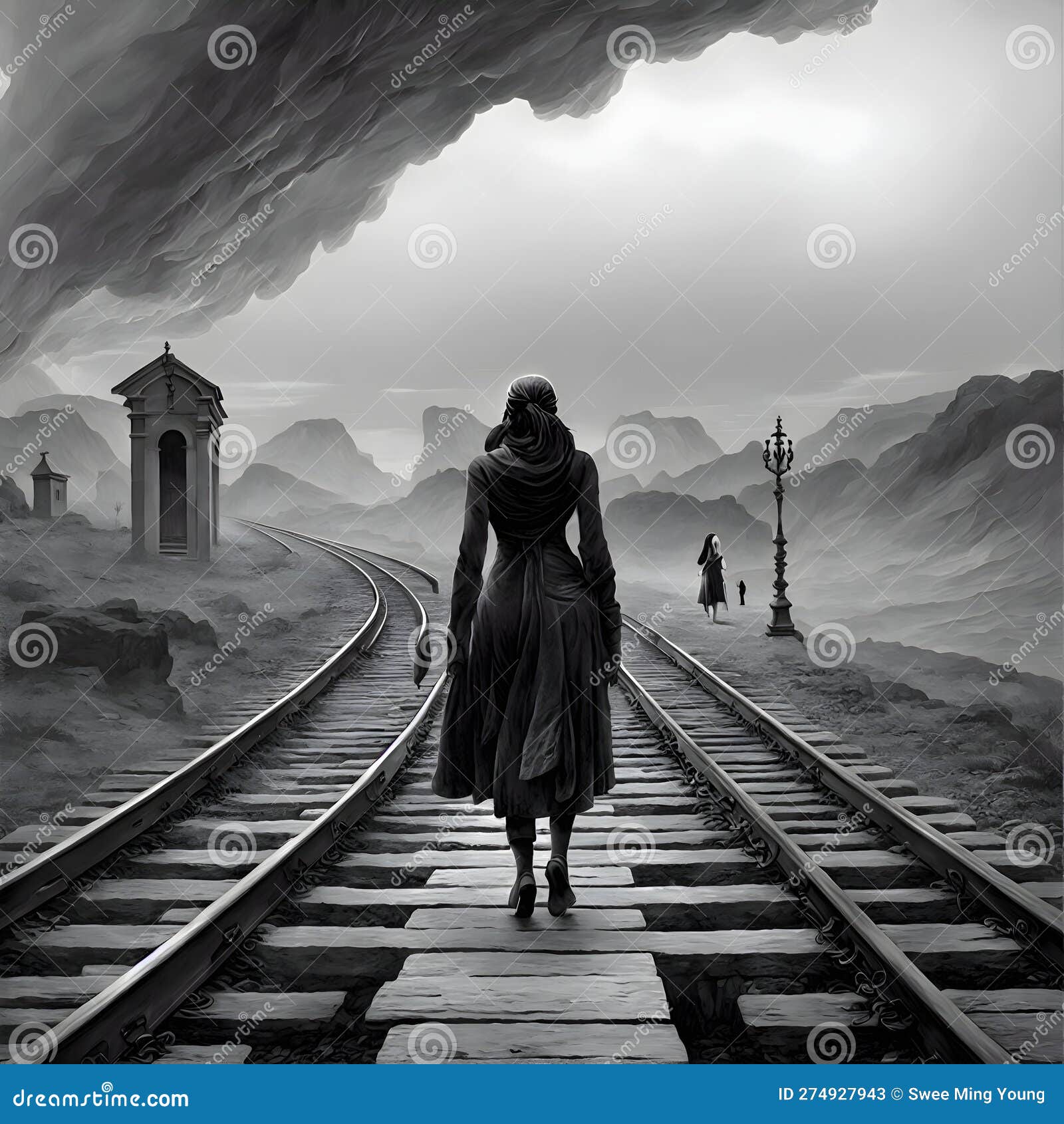 Image of Activity or Environment Scene at Haunted Train Tracks by the ...