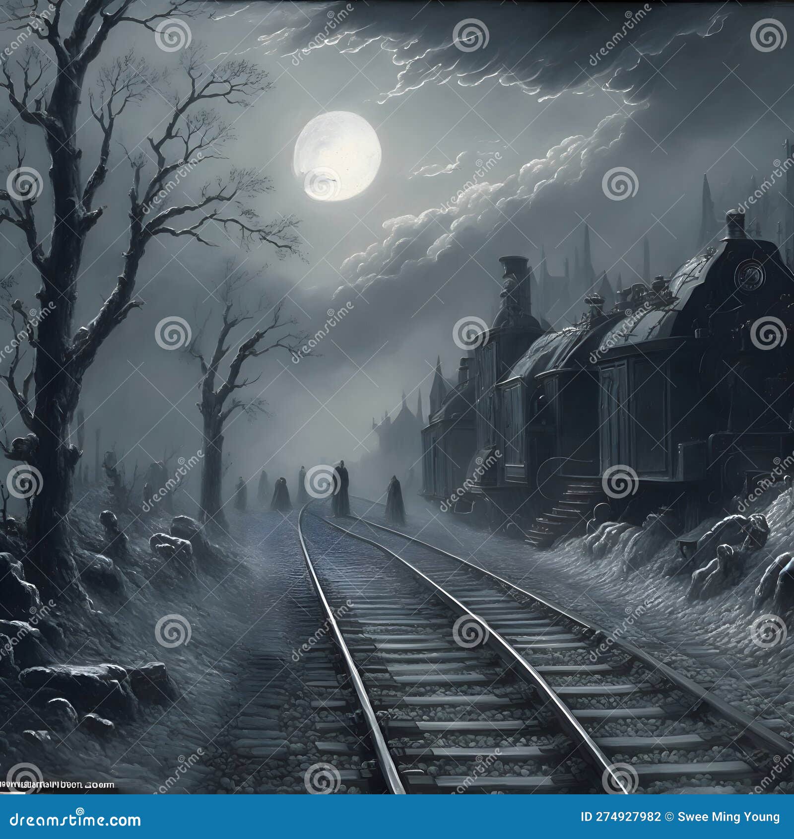 Image of Activity or Environment Scene at Haunted Train Tracks by the ...