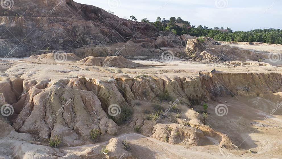 Aerial Landscape Formation Scene of the Texture and Pattern of the ...