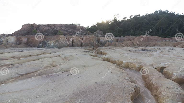Aerial Landscape Formation Scene of the Texture and Pattern of the ...