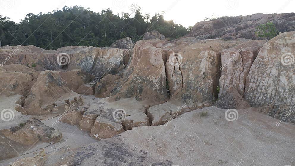 Aerial Landscape Formation Scene of the Texture and Pattern of the ...