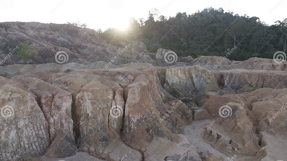 Aerial Landscape Formation Scene of the Texture and Pattern of the ...