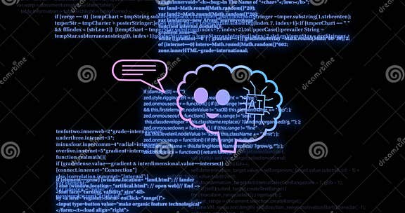 Image of Ai Data Processing Over Chat Bot and Computer Circuit Board Stock Image - Image of ...