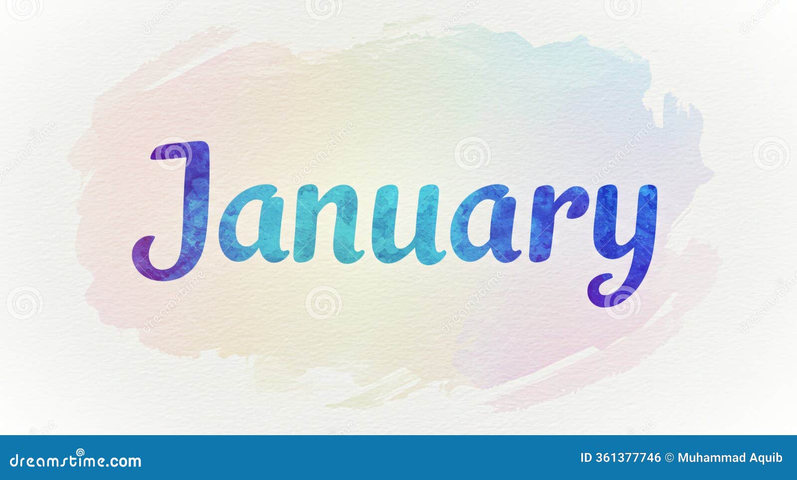 Word january stock illustration. Illustration of month - 361377746
