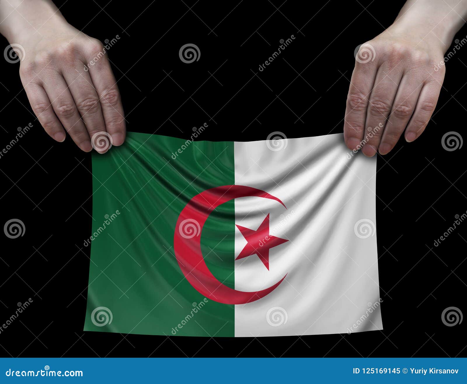 Algerian Flag At Fort Santa Cruz In Oran Royalty-Free Stock Image ...