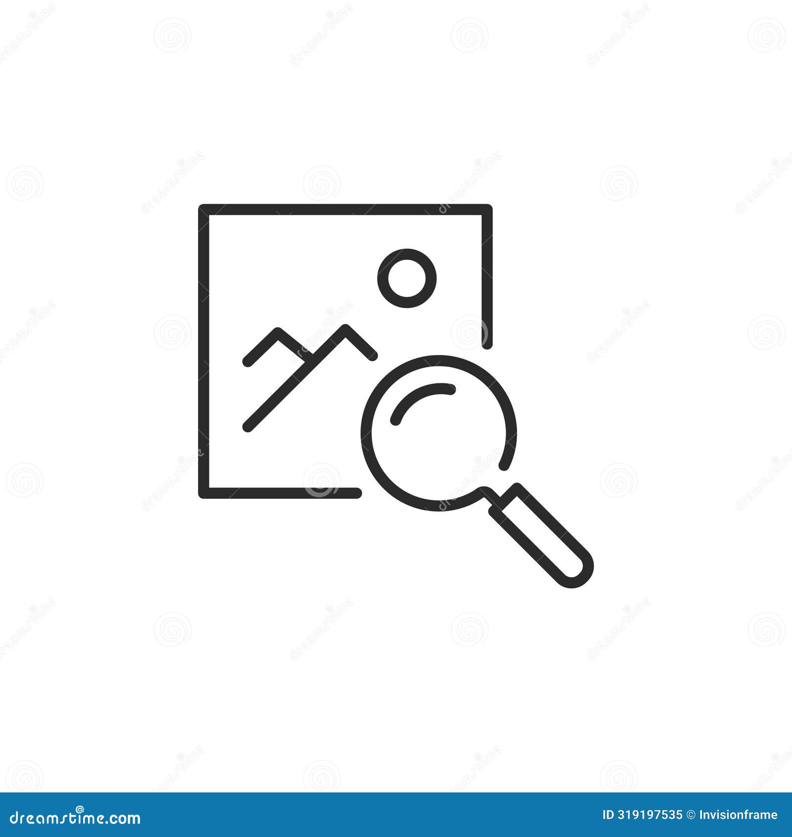 Image Analysis Icon stock vector. Illustration of sharpness - 319197535