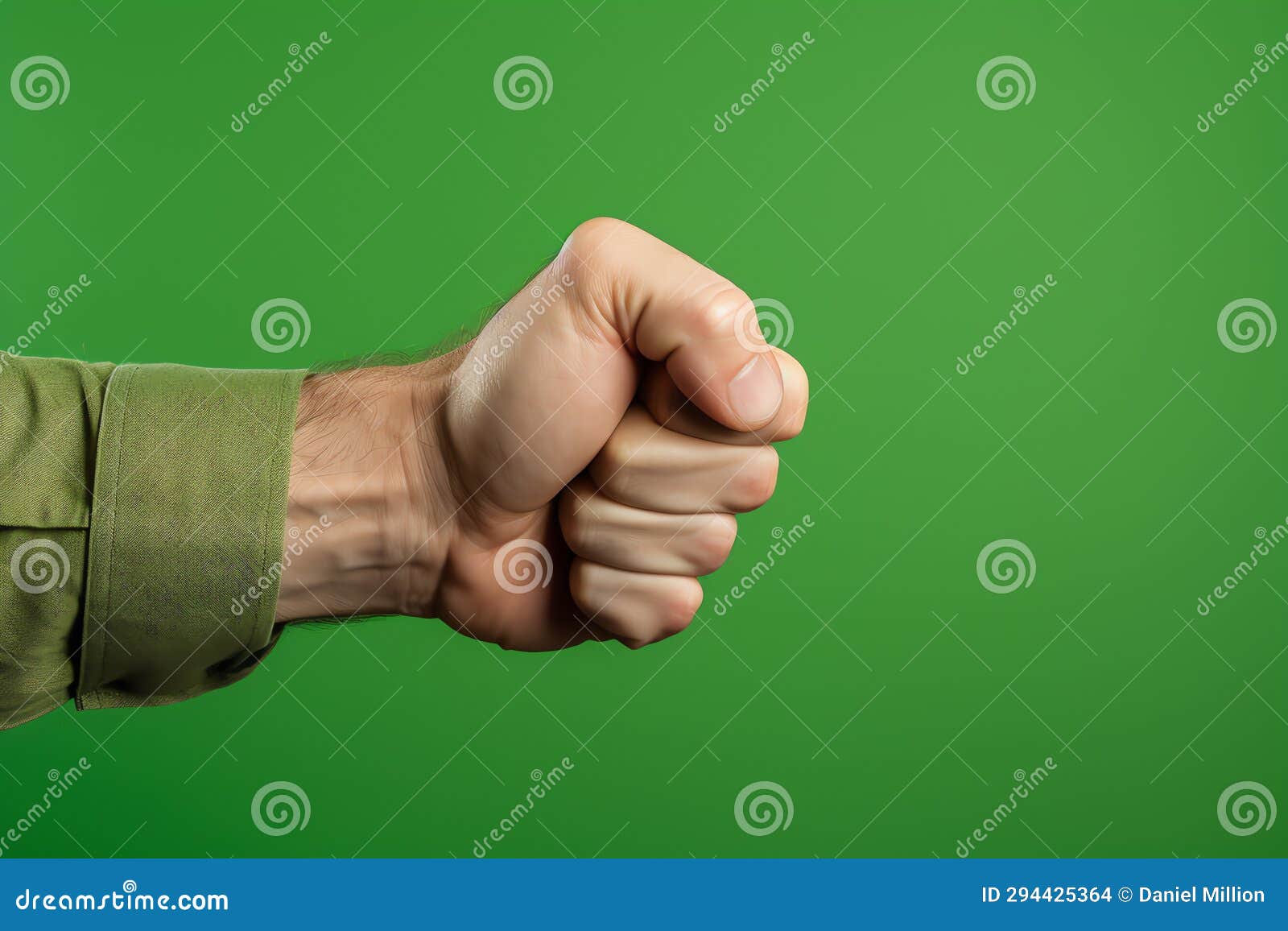 Angry Hand Gesture On Green Background Royalty-Free Stock Image ...
