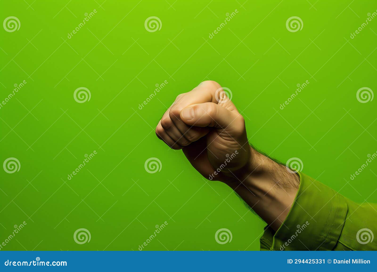 Angry Hand Gesture On Green Background Royalty-Free Stock Image ...