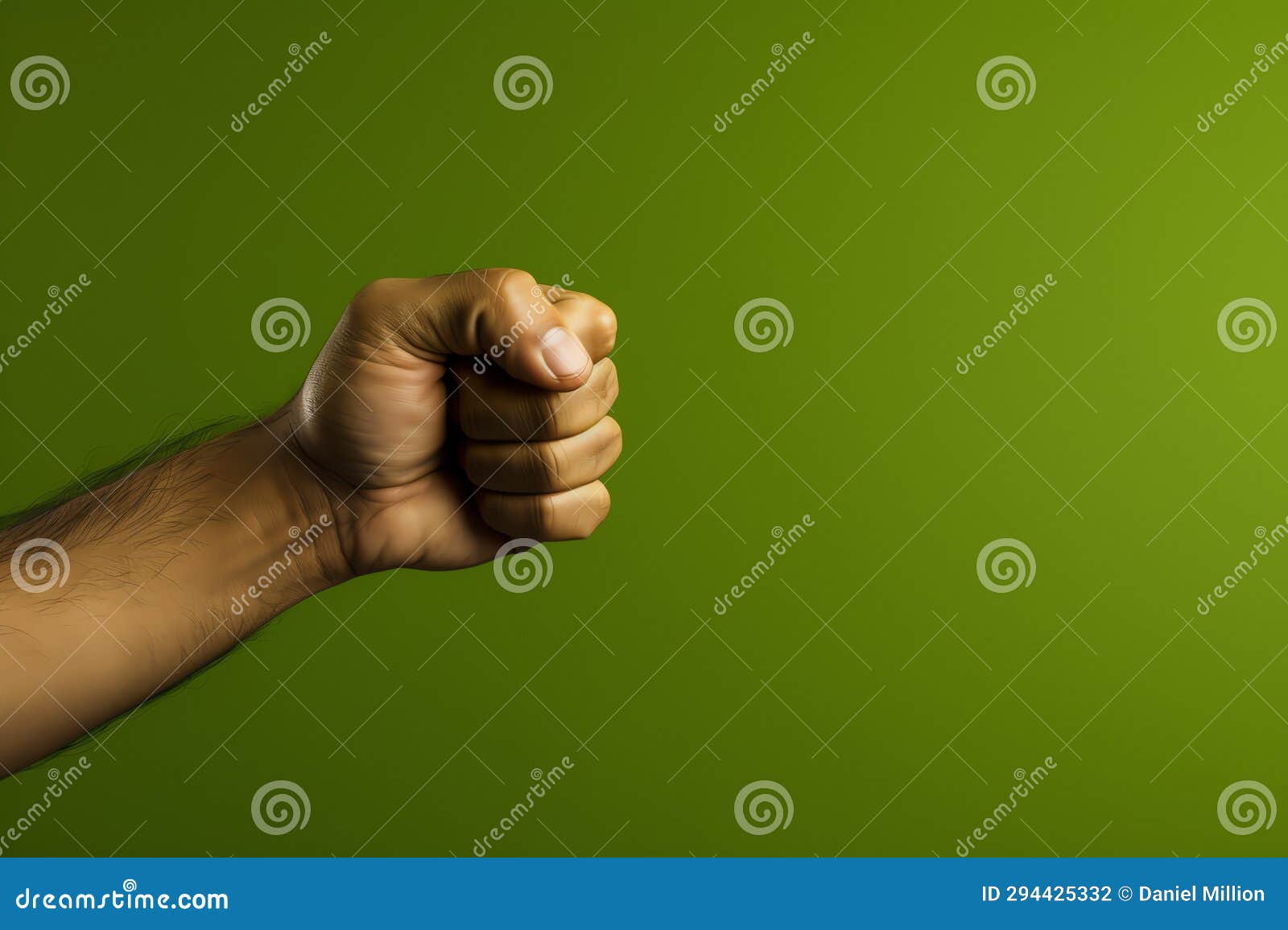Angry Hand Gesture On Green Background Royalty-Free Stock Image ...