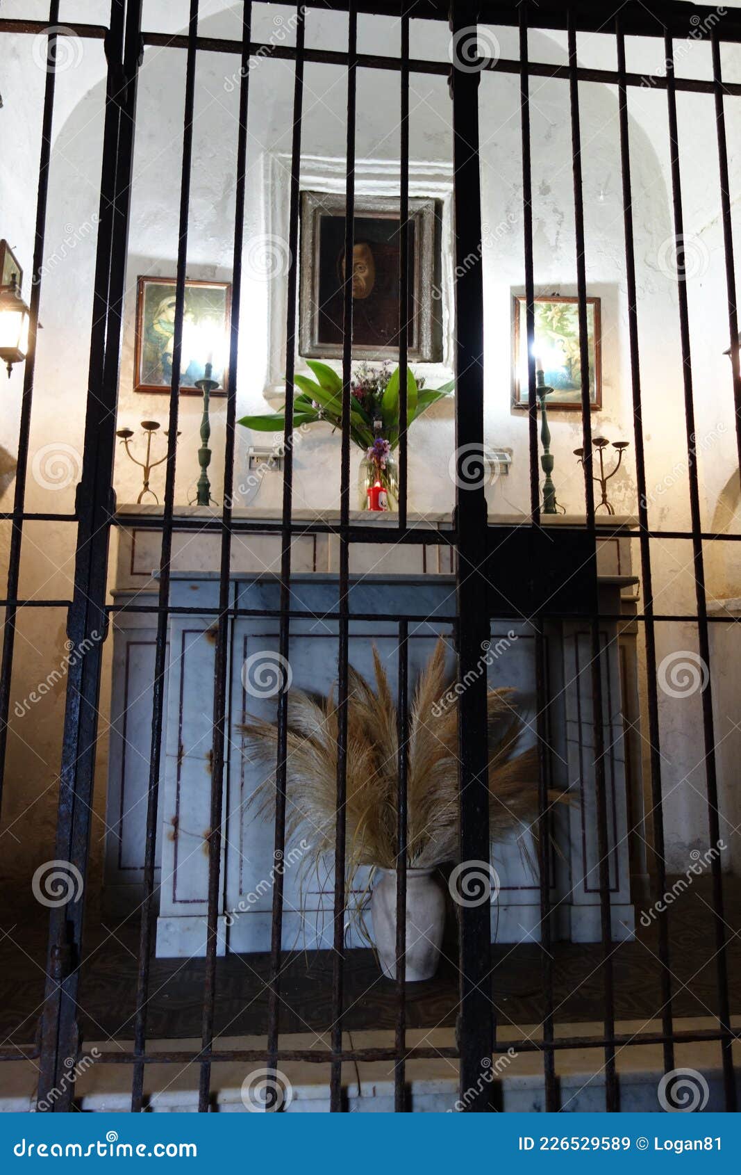Altar in the Aragonese Castle in Ischia Island Editorial Stock Image ...