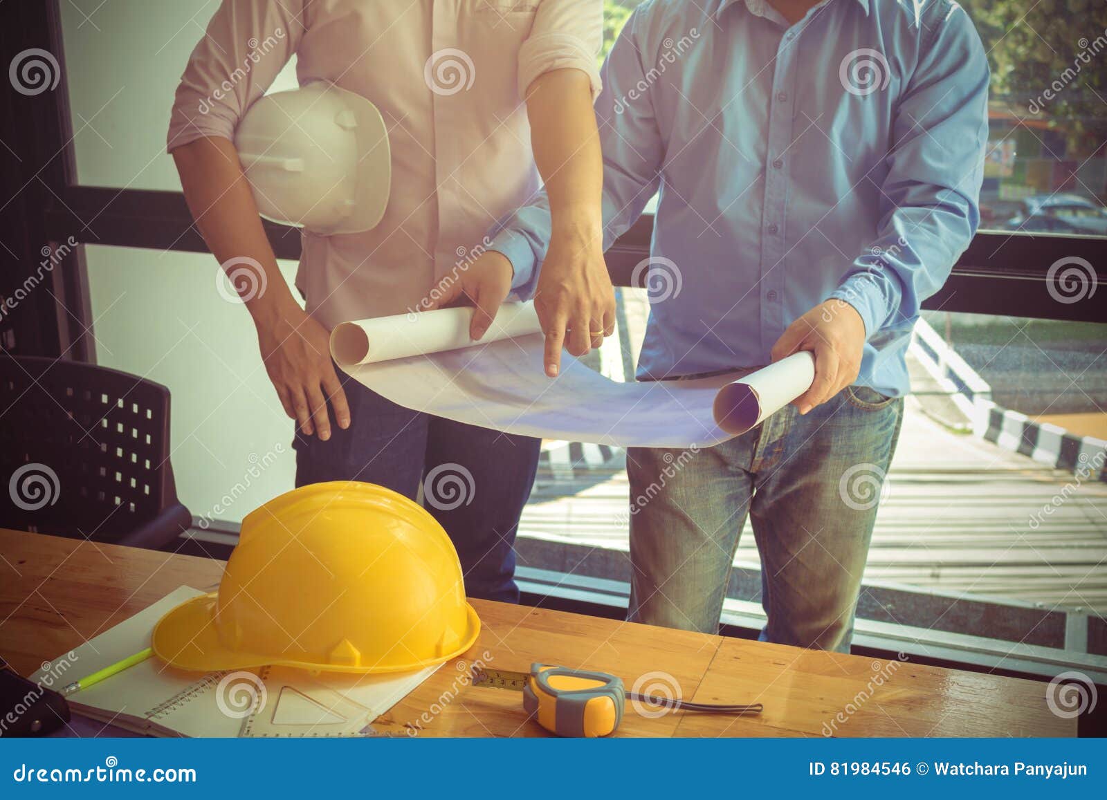Image of the Architectural Project Engineer Stock Photo - Image of ...