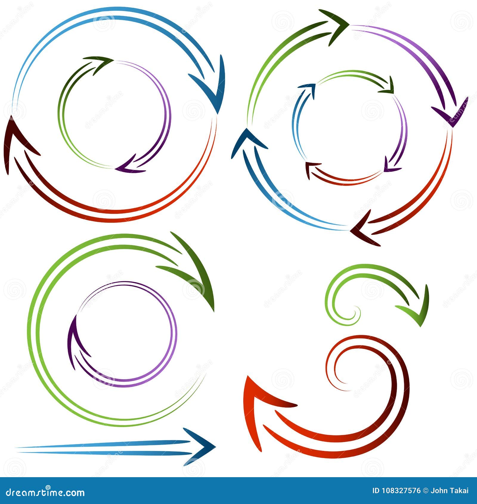 Set Circle Dial, Circle Scale With Division In Round, Vector Template ...