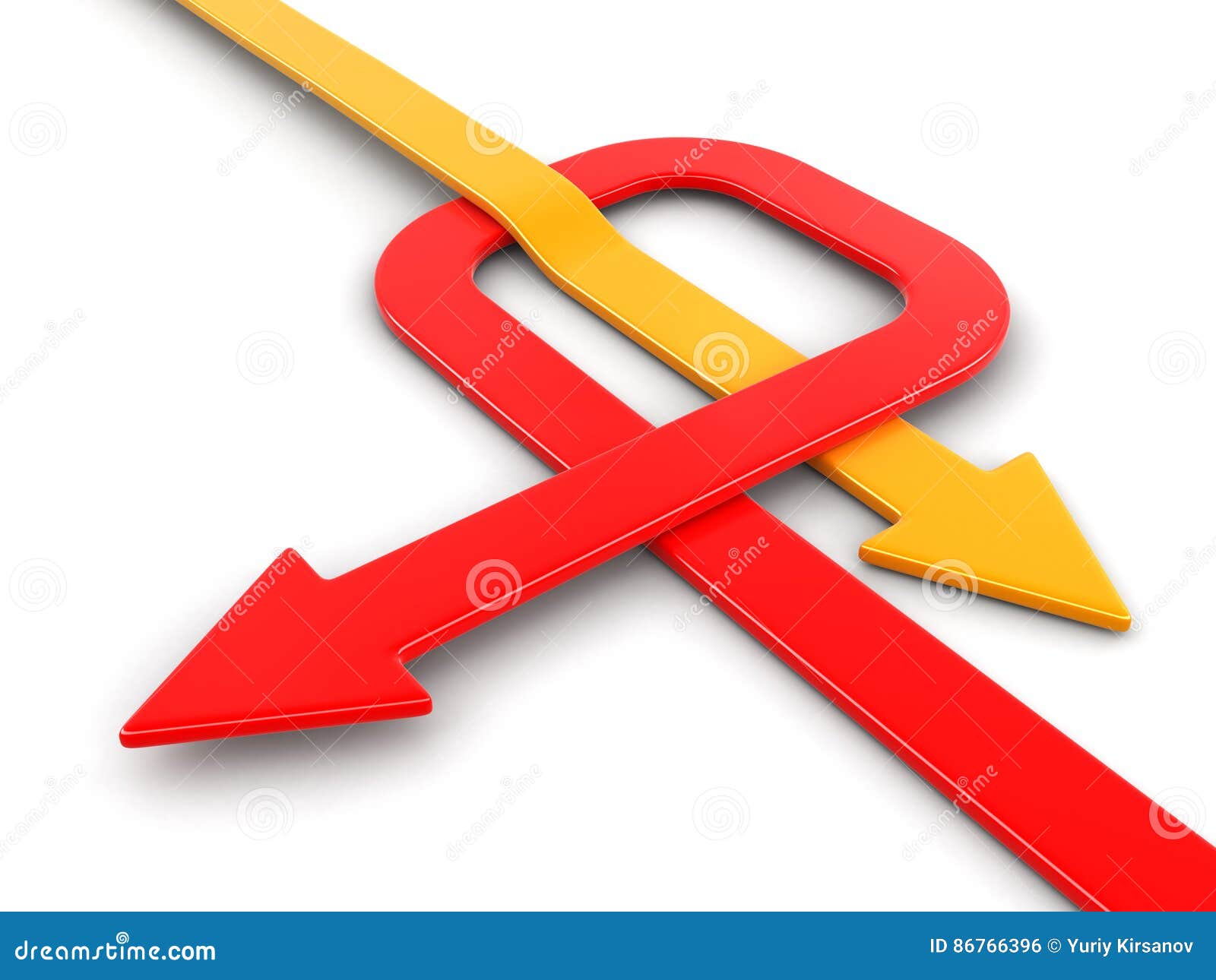 Image of Arrow loop stock illustration. Illustration of isolated - 86766396