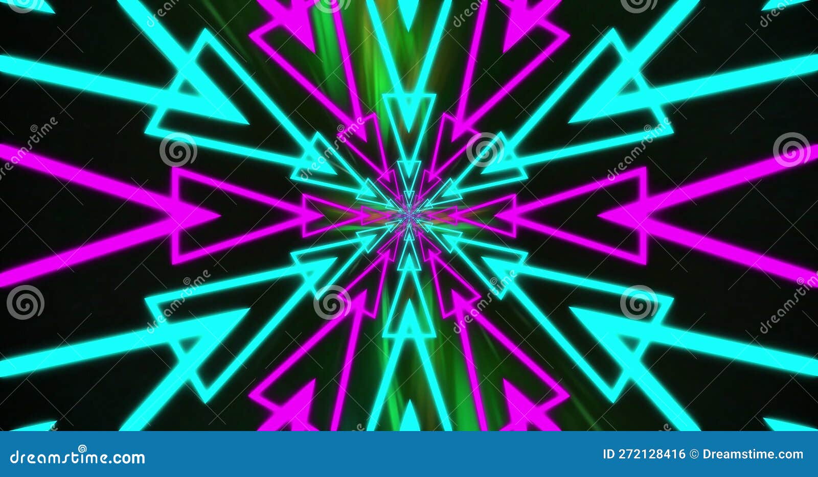 Image of Arrows Moving in Seamless Loop Over Light Trails Stock ...