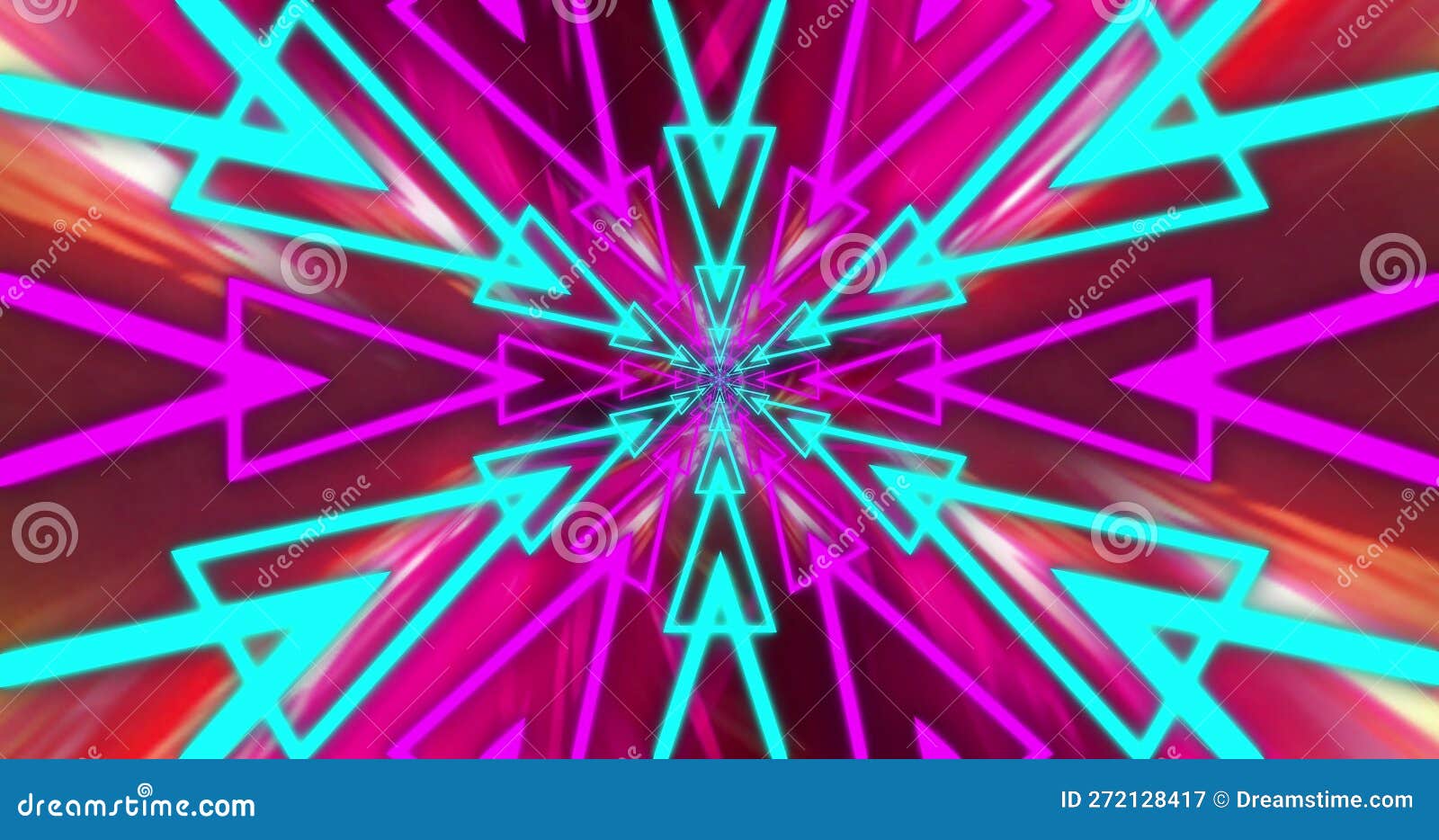 Image of Arrows Moving in Seamless Loop Over Light Trails Stock ...