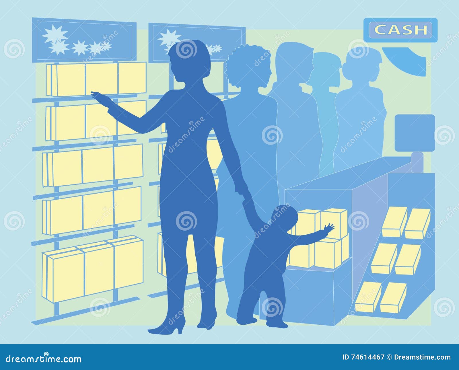 Image As a Buyer Makes an Impulse Purchase of a Product Stock ...