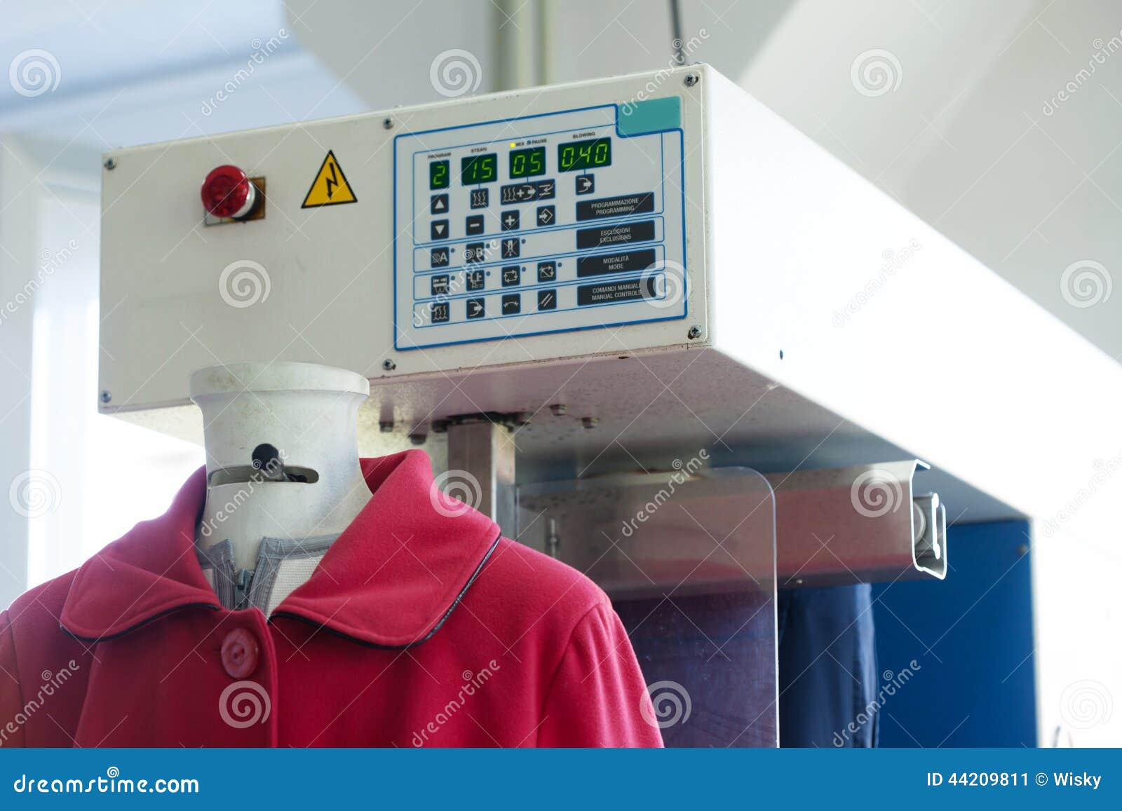 Image of Automatic Machine for Steaming Clothes Stock Image - Image of ...