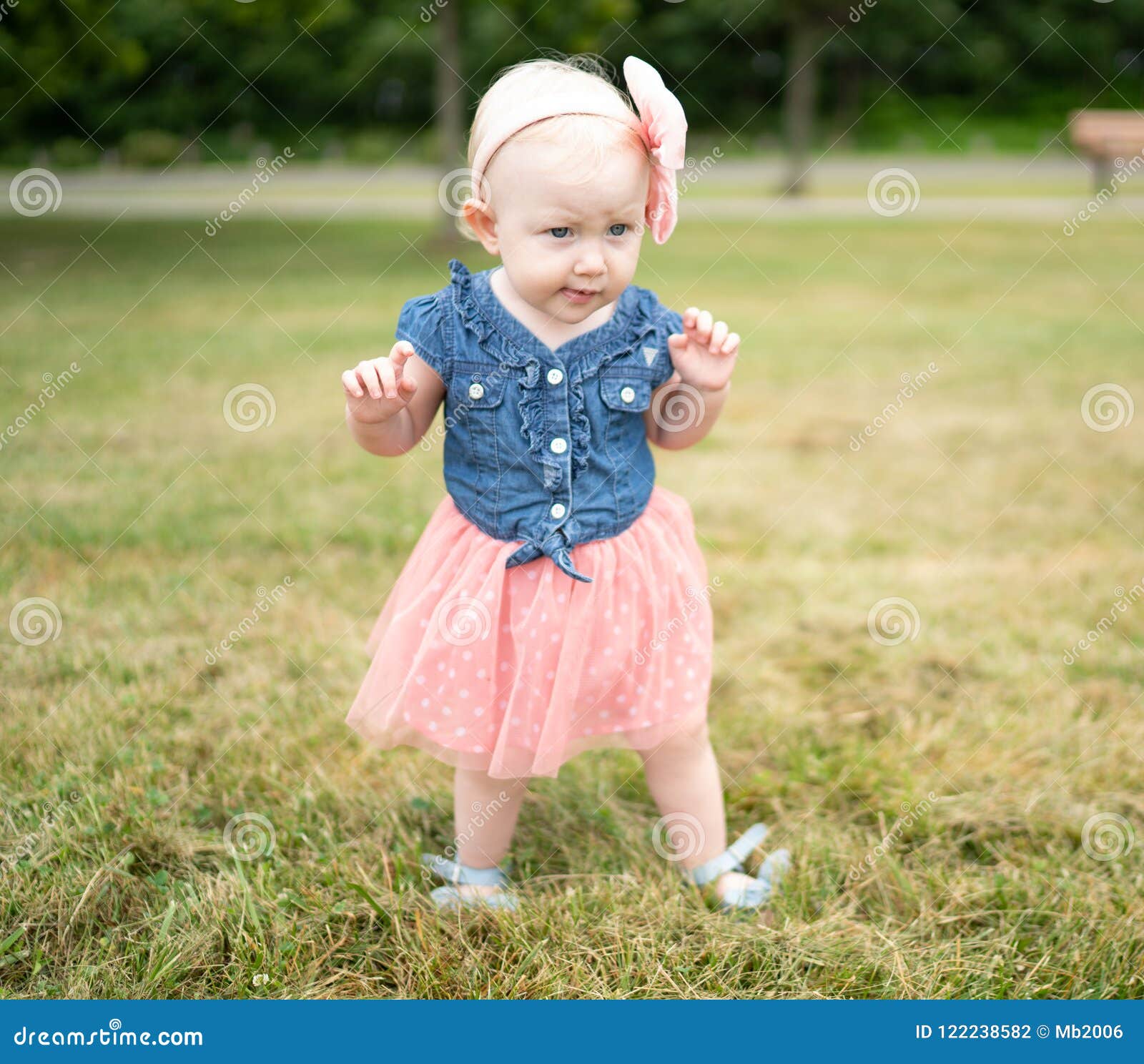 Baby playing outside stock photo. Image of happy, love - 122238582