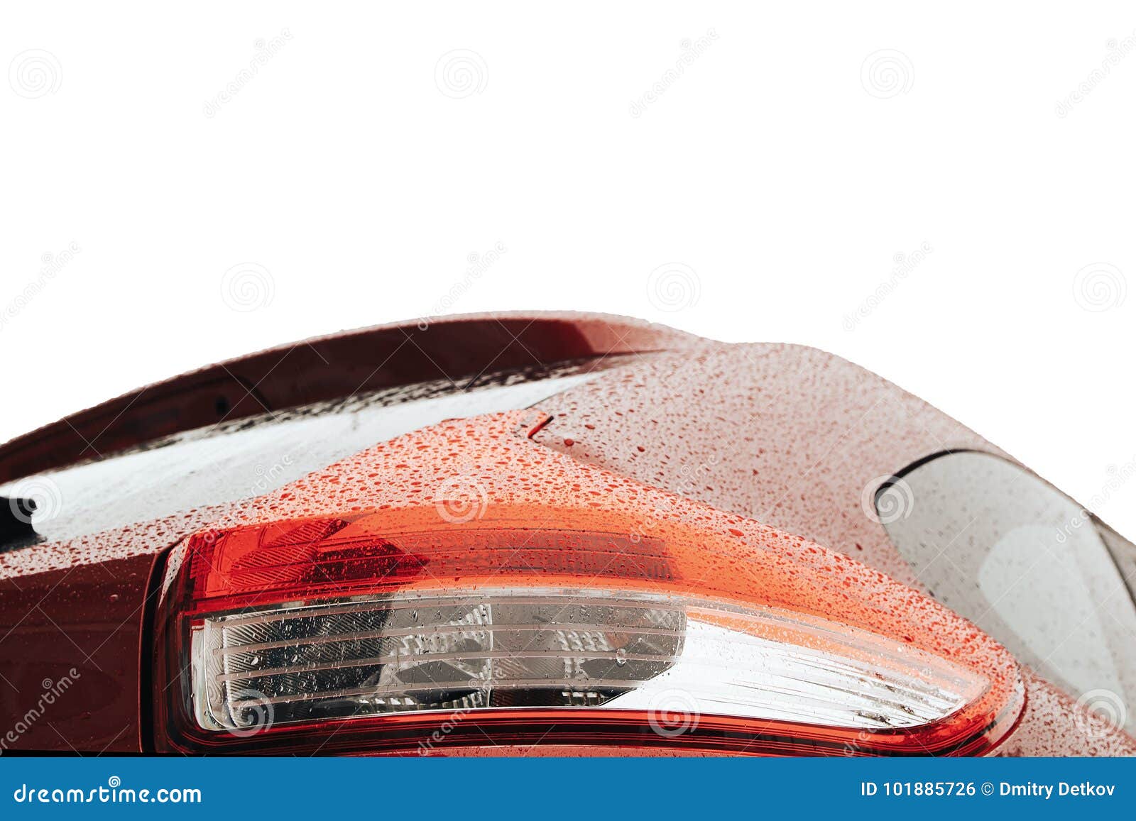 Back light red car detail stock photo. Image of detail - 101885726
