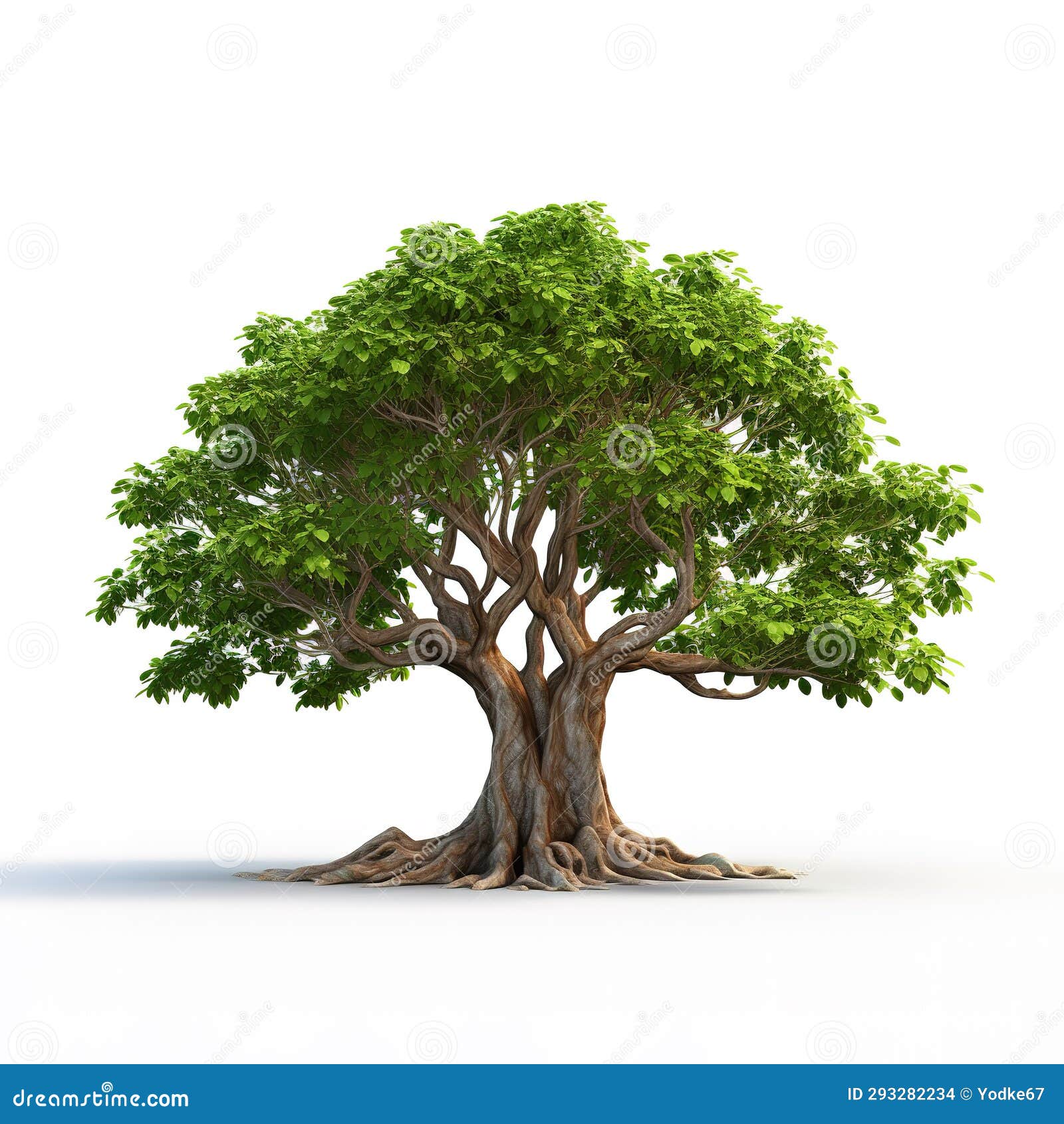 Ficus Benghalensis - National Tree Of India - Vector Artwork ...