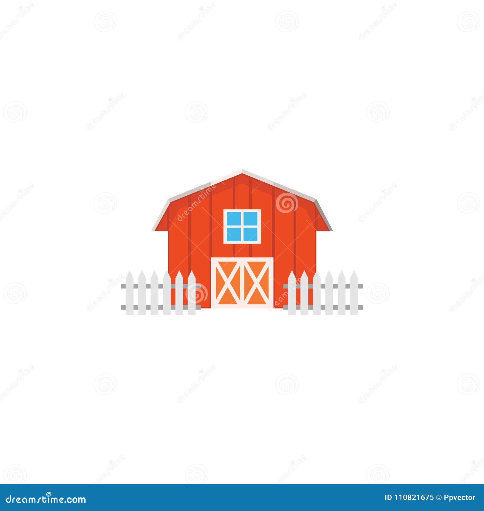 Image. Barn symbol sign stock illustration. Illustration of graphic ...