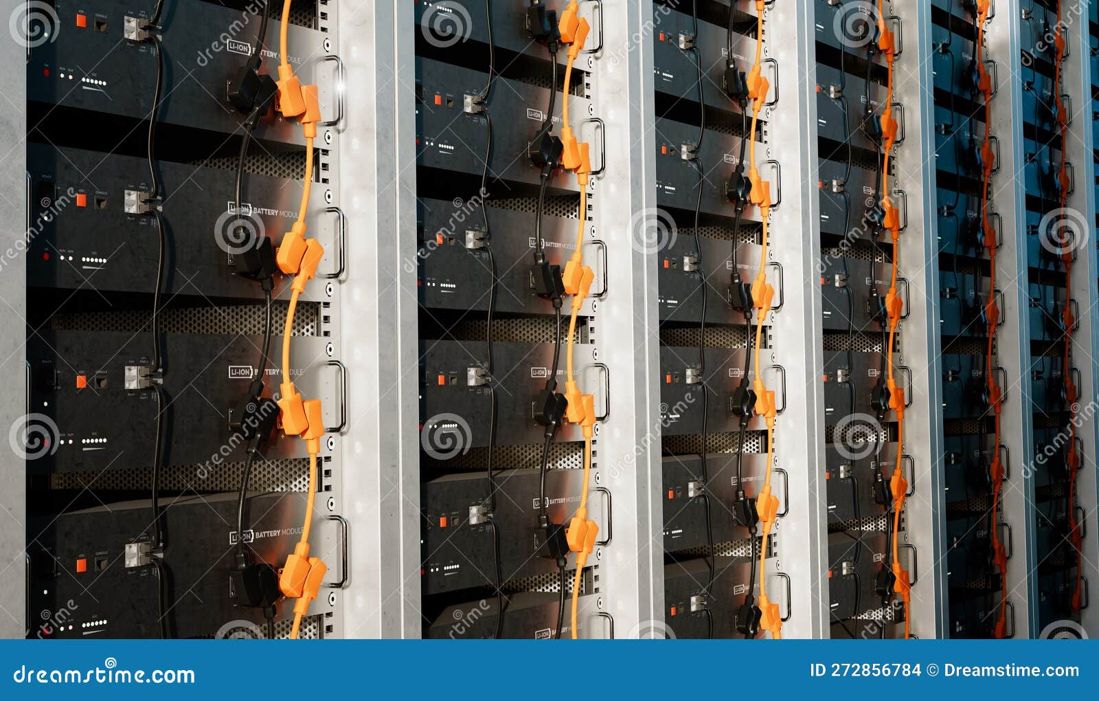 Image of a Battery Energy Storage System Consisting of Several Lithium ...